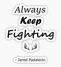 Always Keep Fighting: Stickers | Redbubble