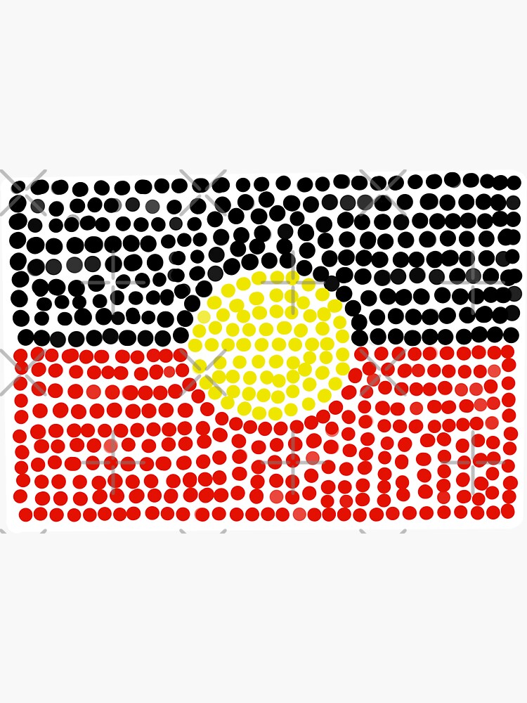 "Aboriginal Flag " Sticker for Sale by thisisdat | Redbubble