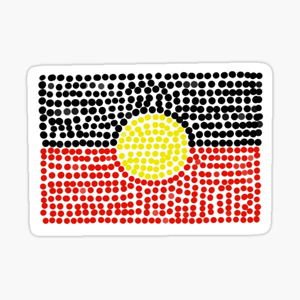 "Aboriginal Flag " Sticker for Sale by thisisdat | Redbubble