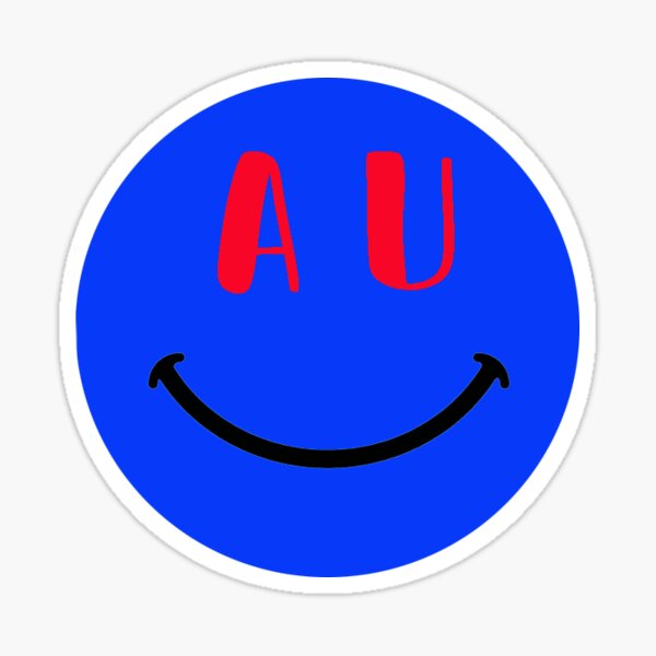 "AU" Sticker by artbysamipye | Redbubble