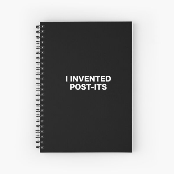 "I INVENTED POST-ITS (ROMY AND MICHELLE)" Spiral Notebook by ...