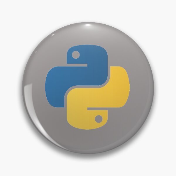 Python Logo Pins and Buttons | Redbubble