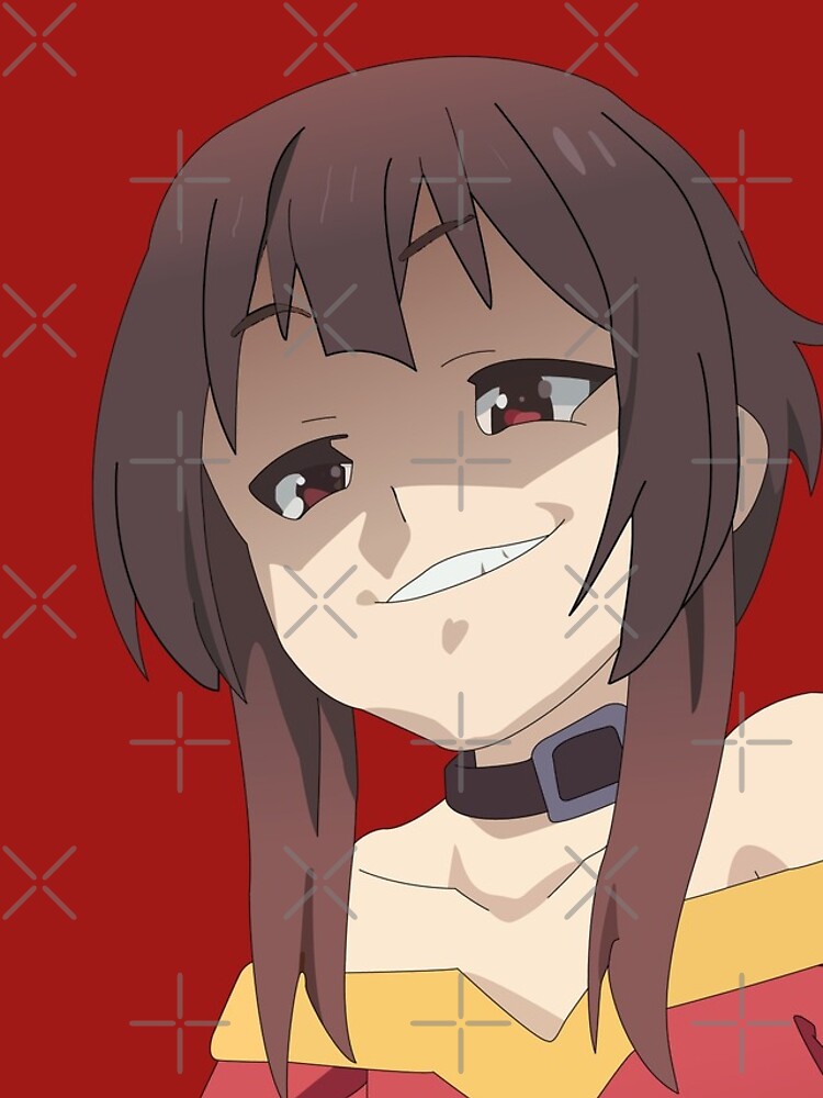 "Konosuba Megumin Smug Face" iPhone Case for Sale by VivaLaAnime ...