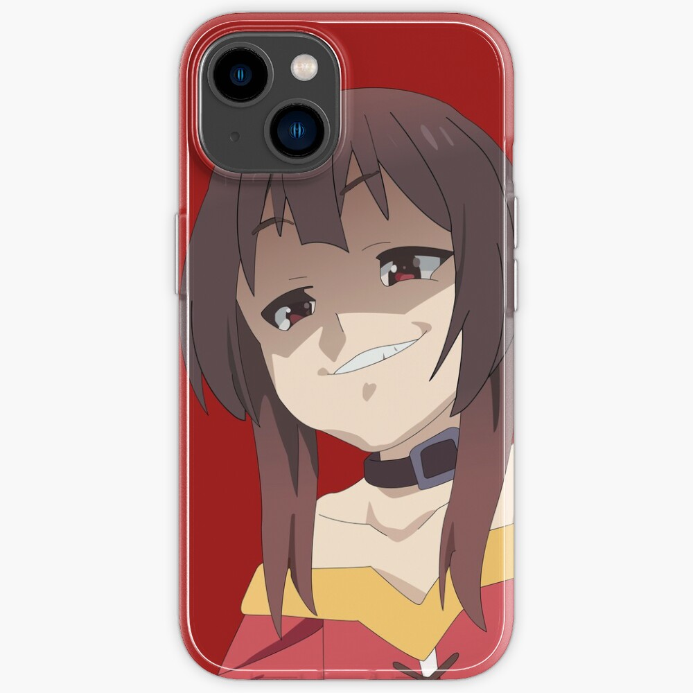 "Konosuba Megumin Smug Face" iPhone Case for Sale by VivaLaAnime ...