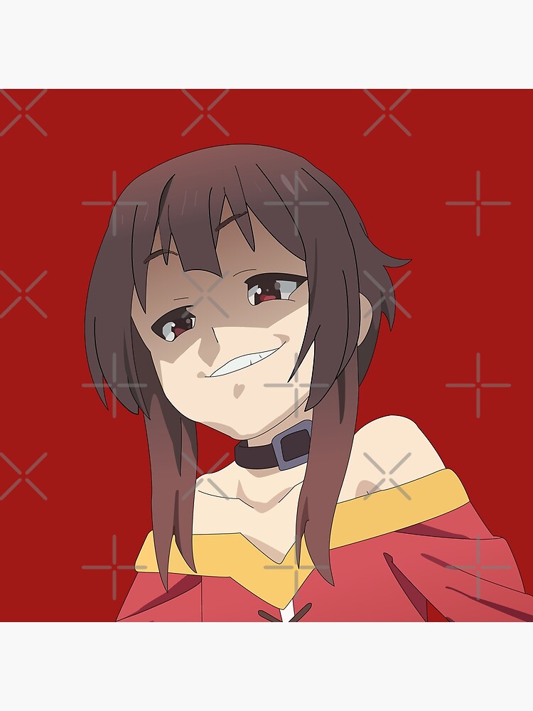 "Konosuba Megumin Smug Face" Floor Pillow for Sale by VivaLaAnime ...