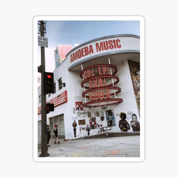 "Amoeba Music" Sticker for Sale by gracerosebauer | Redbubble