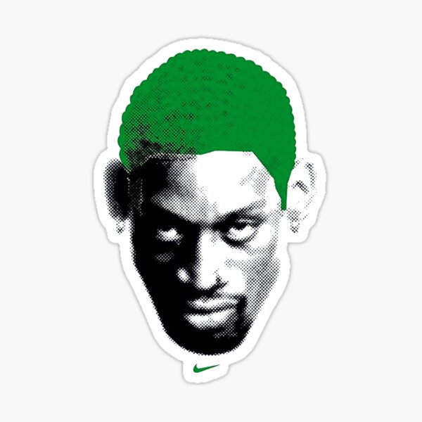 "DENNIS RODMAN" Sticker for Sale by suchim79 | Redbubble