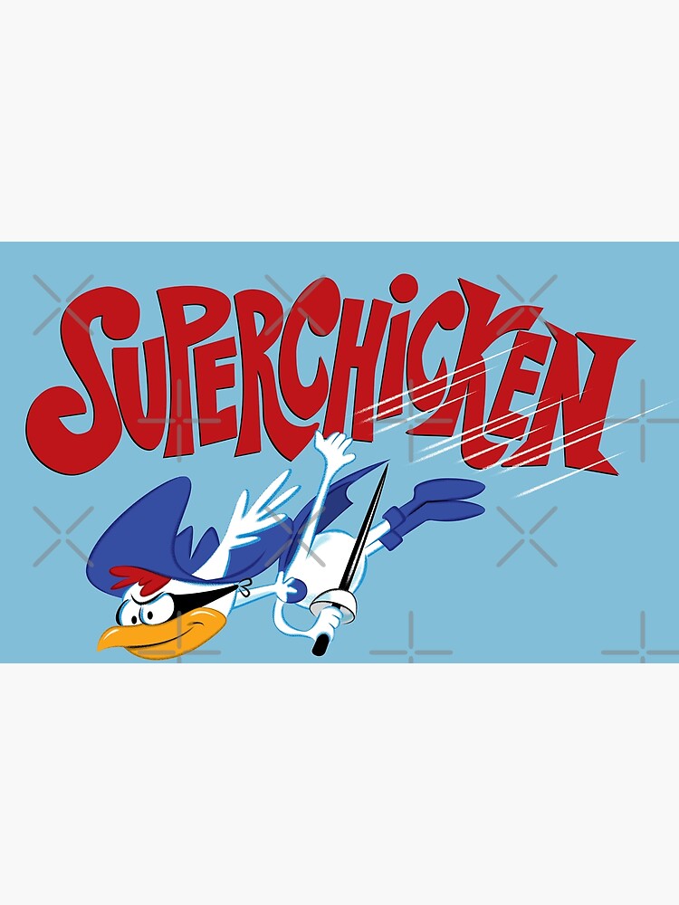 "Super Chicken" Poster by GraficBakeHouse | Redbubble