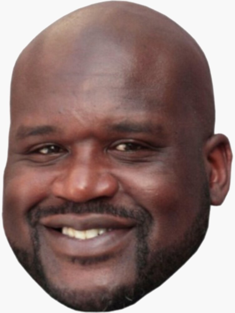 "Shaq" Sticker for Sale by 11ezpassword | Redbubble