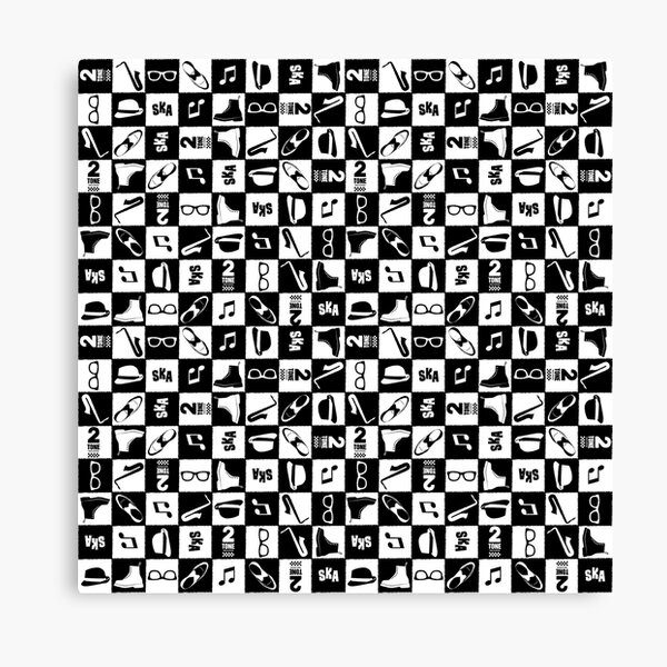 "Ska checks" Canvas Print for Sale by GraficBakeHouse | Redbubble