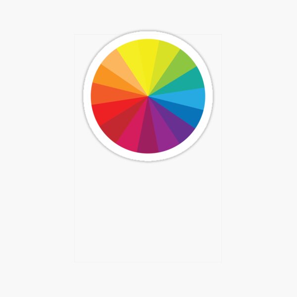 "Colour Wheel" Sticker for Sale by AnderssenGrafix | Redbubble