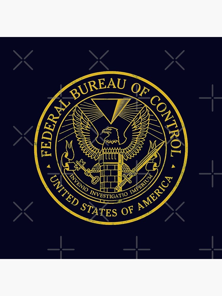 "Federal Bureau of Control | Control Game Logo | Distressed Logo" Pin ...