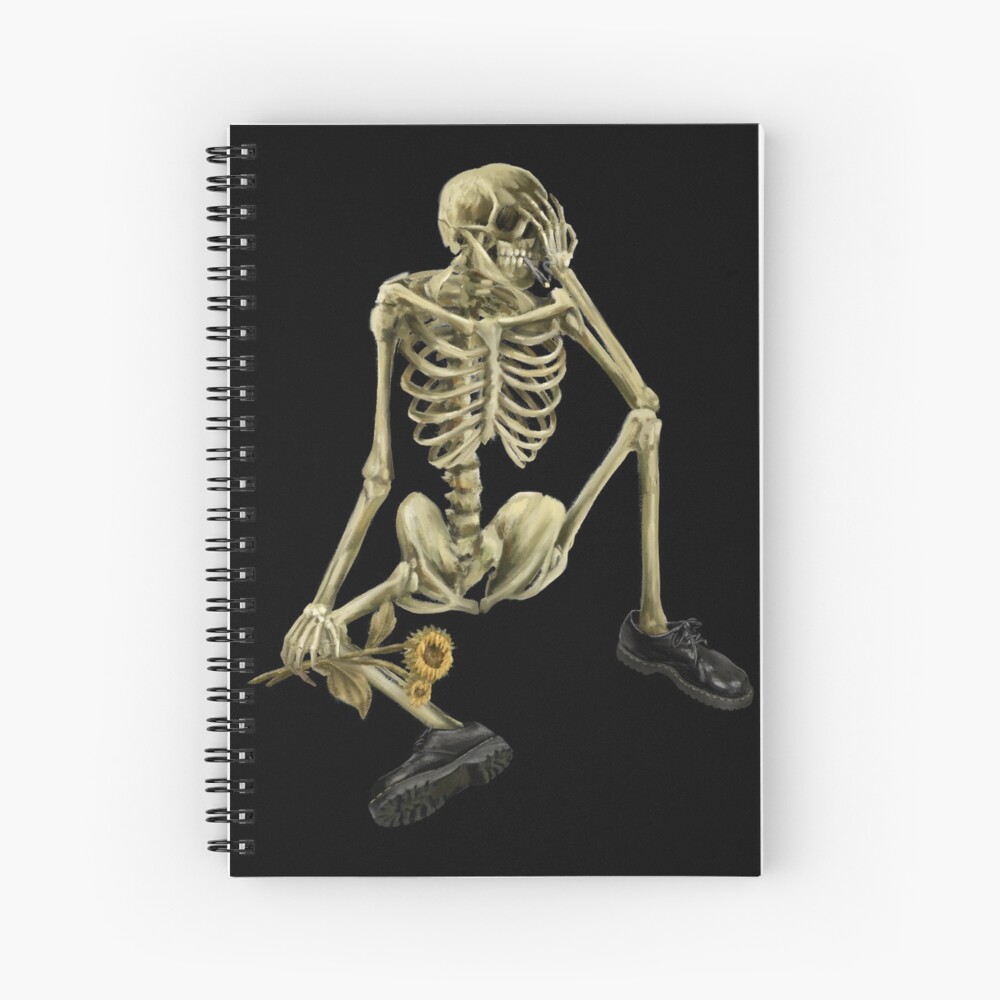 "Vincent Van Gogh’s “Skull of a Skeleton with Burning Cigarette“ With ...