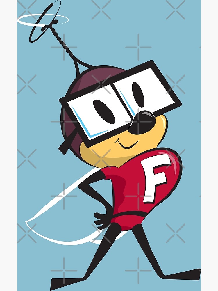 "Fearless Fly" Poster for Sale by GraficBakeHouse | Redbubble