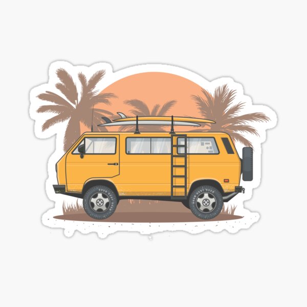 Vw Combi Stickers | Redbubble