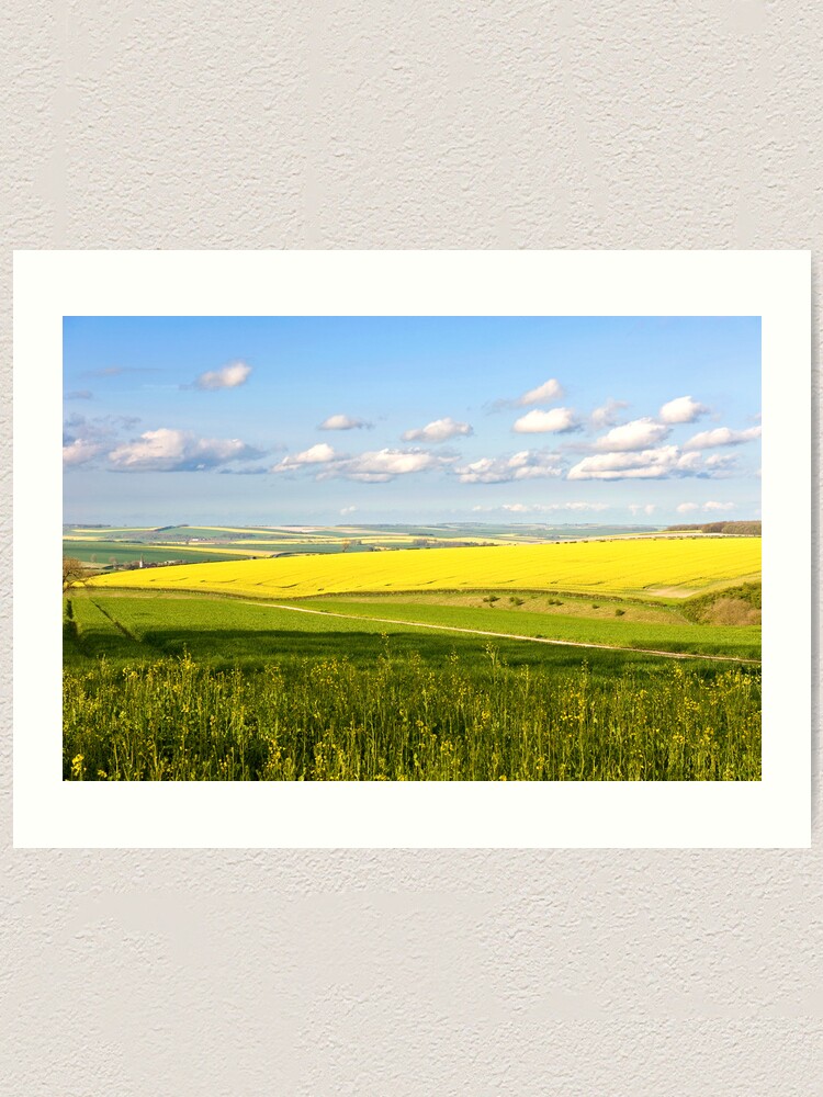 "The Yorkshire Wolds" Art Print by yorkshireman | Redbubble