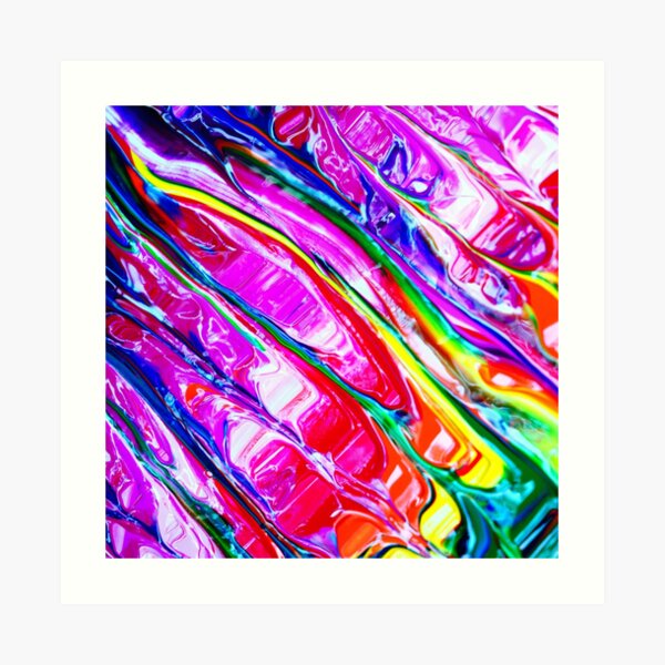 Acid Drip Wall Art | Redbubble