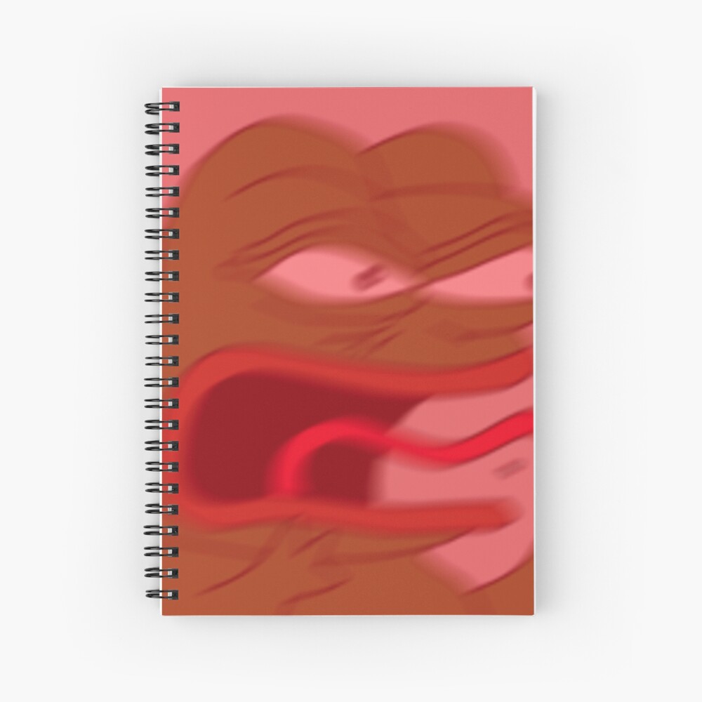 "Pepe the frog - REEEEE" Spiral Notebook by pepe-leaker | Redbubble