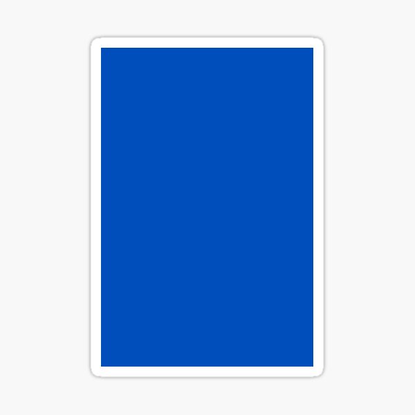 Plain Royal Blue Stickers | Redbubble