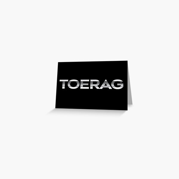 "Toerag Funny Chrome Look SUV Driver Car Logo" Greeting Card for Sale ...