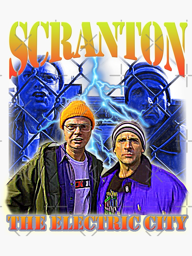 "Scranton: The Electric City" Sticker for Sale by boboman13 | Redbubble