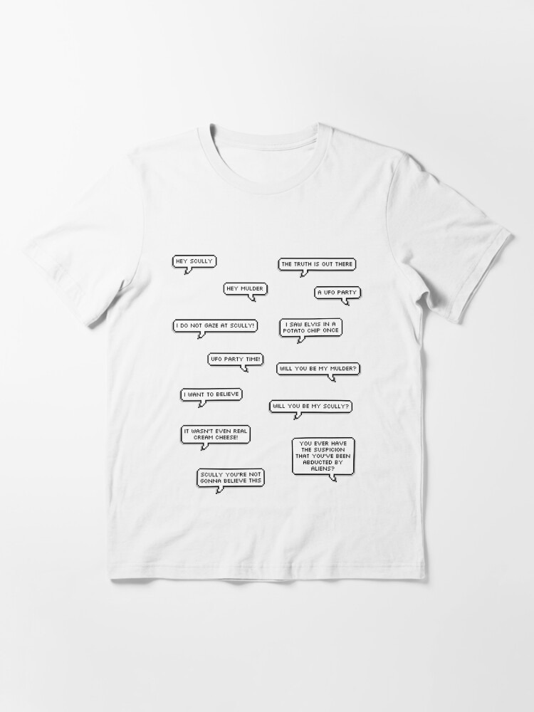 "The X-Files Quotes Set" T-shirt for Sale by honeysticks | Redbubble ...