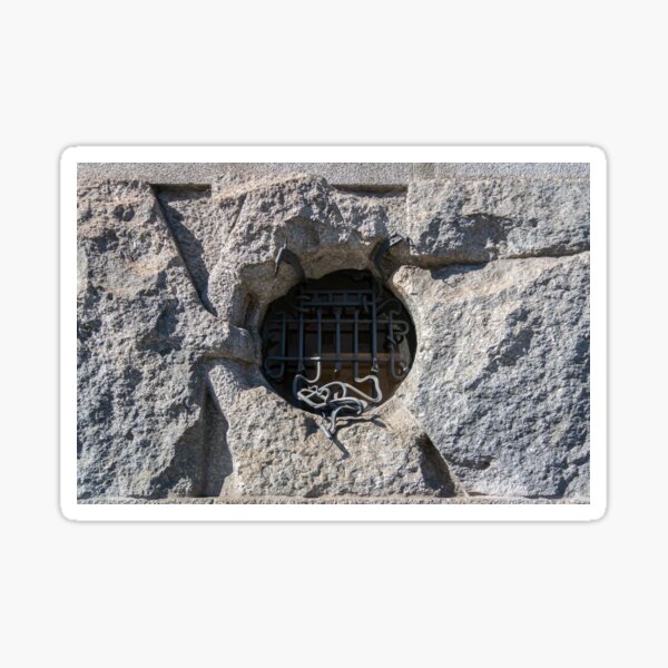 "Ornate round window" Sticker by SMartin | Redbubble