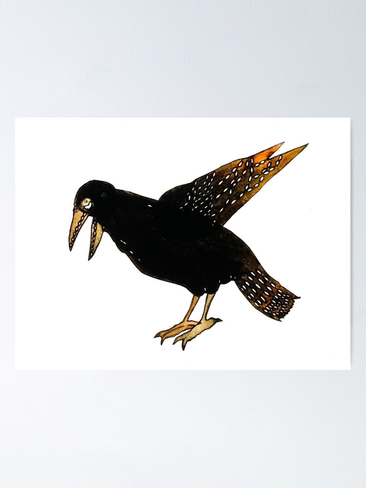 " Shakespeare's Crows drawing of mythology and mythology" Poster for ...