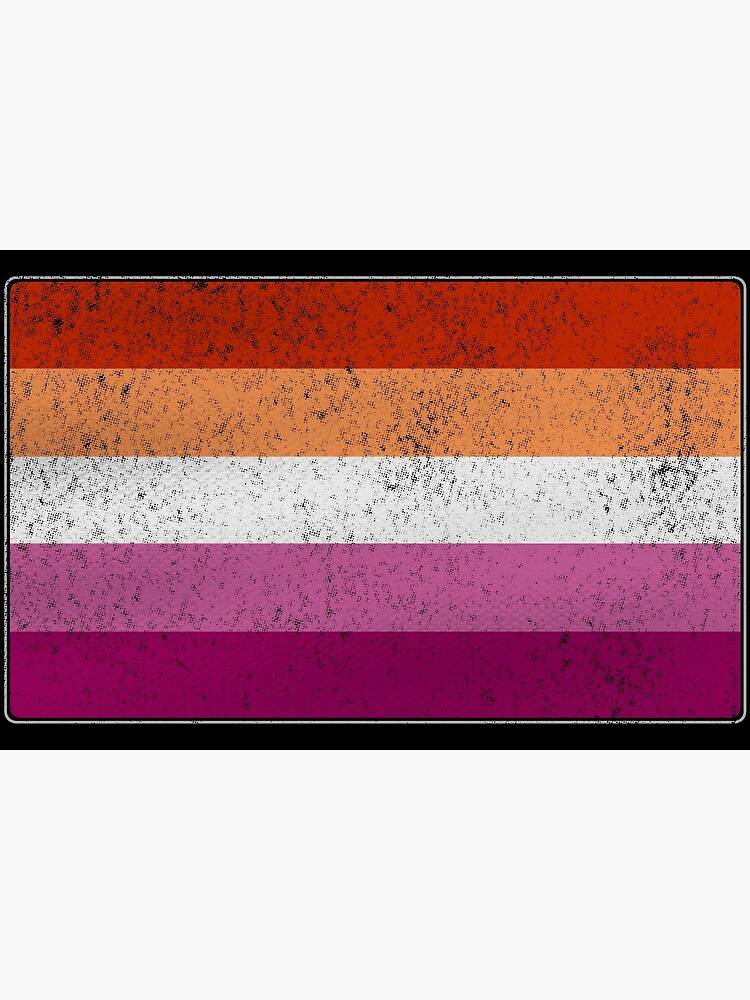 "Distressed Lesbian Pride Flag" Poster by valador | Redbubble