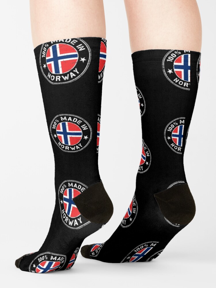 "Norway Norwegian flag flag made in Norway" Socks for Sale by ...