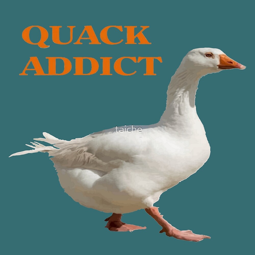 "Strolling Duck Quack Addict" by taiche | Redbubble