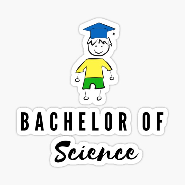 "Bachelor of Science Graduate Uni" Sticker by Juliskritzelei | Redbubble