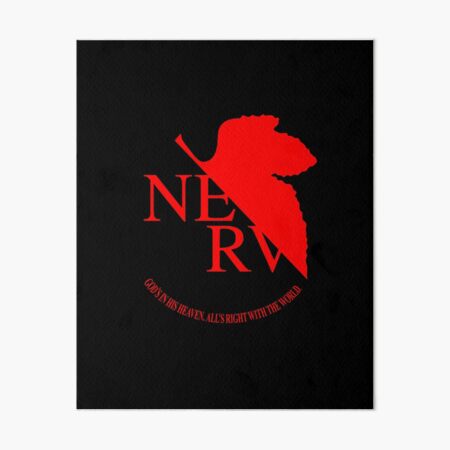 "Nerv logo" Art Board Print by unicornchamploo | Redbubble