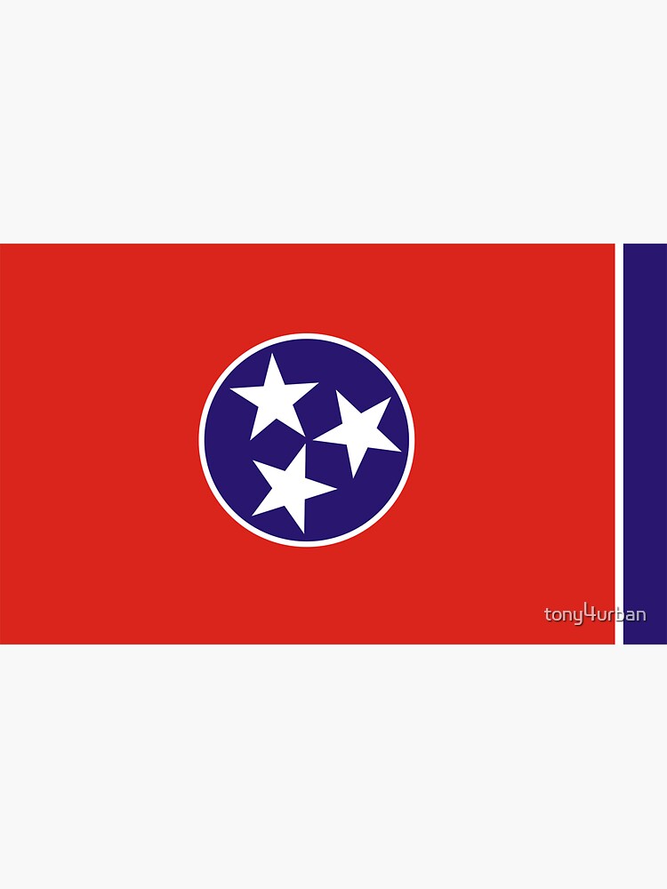 "tennessee state flag" Sticker for Sale by tony4urban | Redbubble