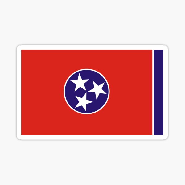 "tennessee state flag" Sticker for Sale by tony4urban | Redbubble