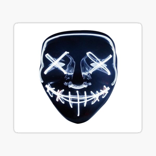 "purge mask" Sticker by Jo0413 | Redbubble