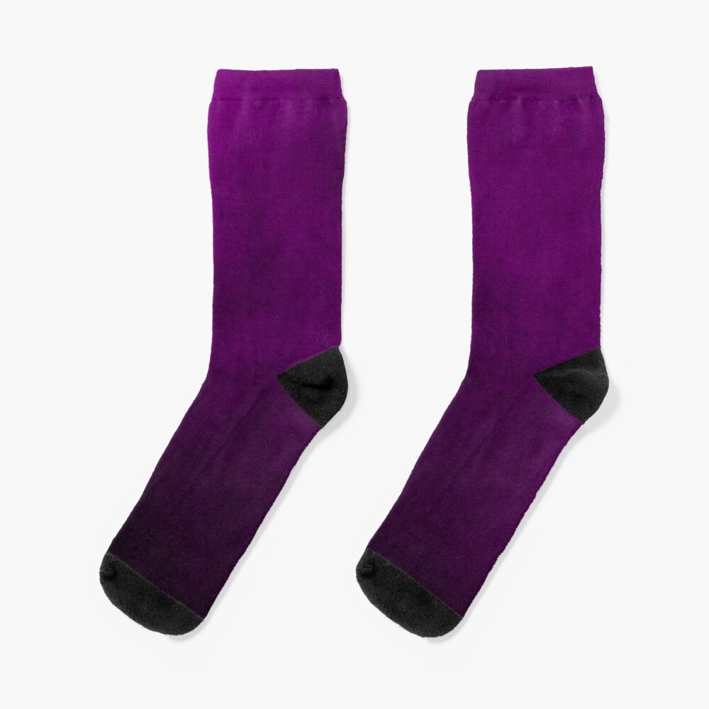 "Zombie Purple Dead of Night Graveyard Fog" Socks by Creepyhollow ...