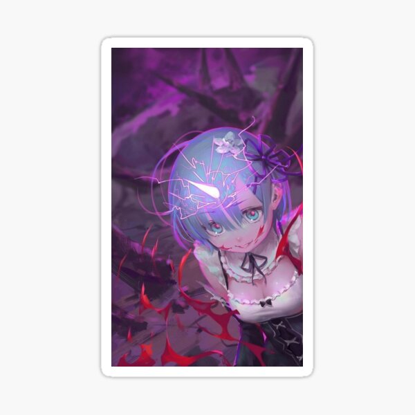 "Rem Re: Zero" Sticker for Sale by xAYMx | Redbubble