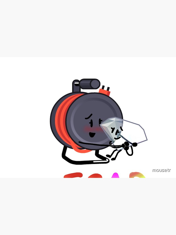 "OSO BFB BFDI Extension Cord and Diamond" Mask by mousetr | Redbubble