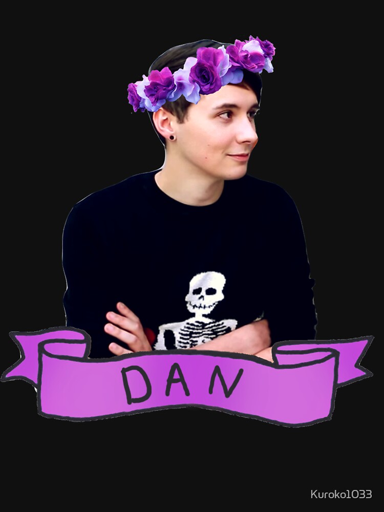 "Dan " T-shirt for Sale by Kuroko1033 | Redbubble | danisnotonfire t ...