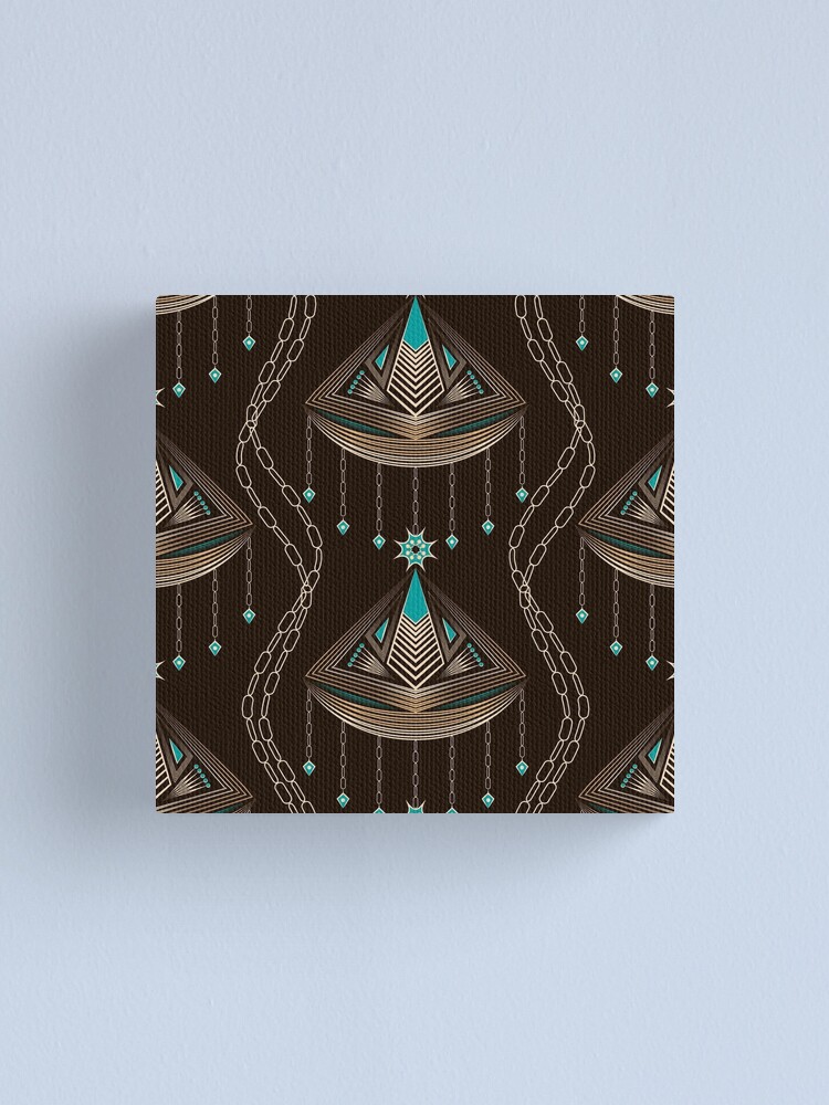 "Seamless beautiful antique bronze pattern vector ornament. Geometric ...