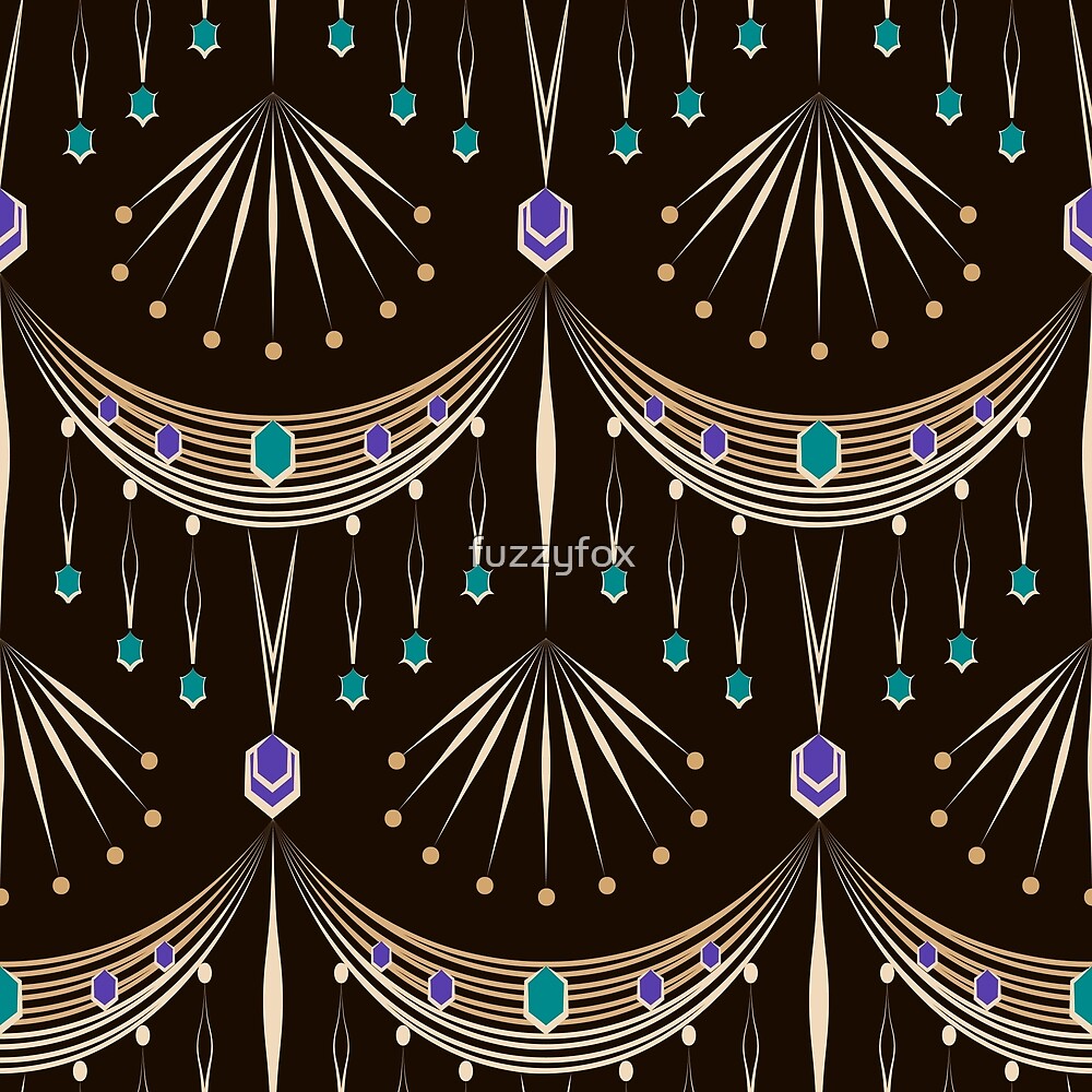 "Seamless beautiful antique bronze pattern vector ornament. Geometric ...