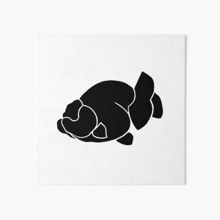 "Ranchu Full Black Logo" Art Board Print by Nosnah | Redbubble