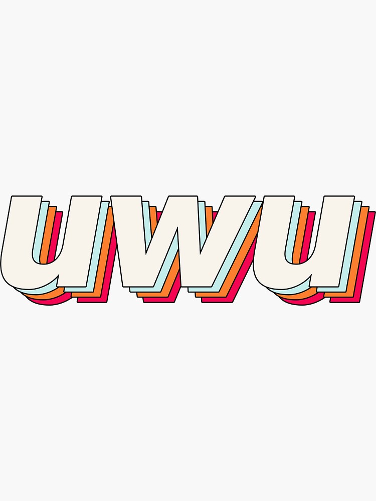 ""uwu"" Sticker for Sale by zrnae | Redbubble