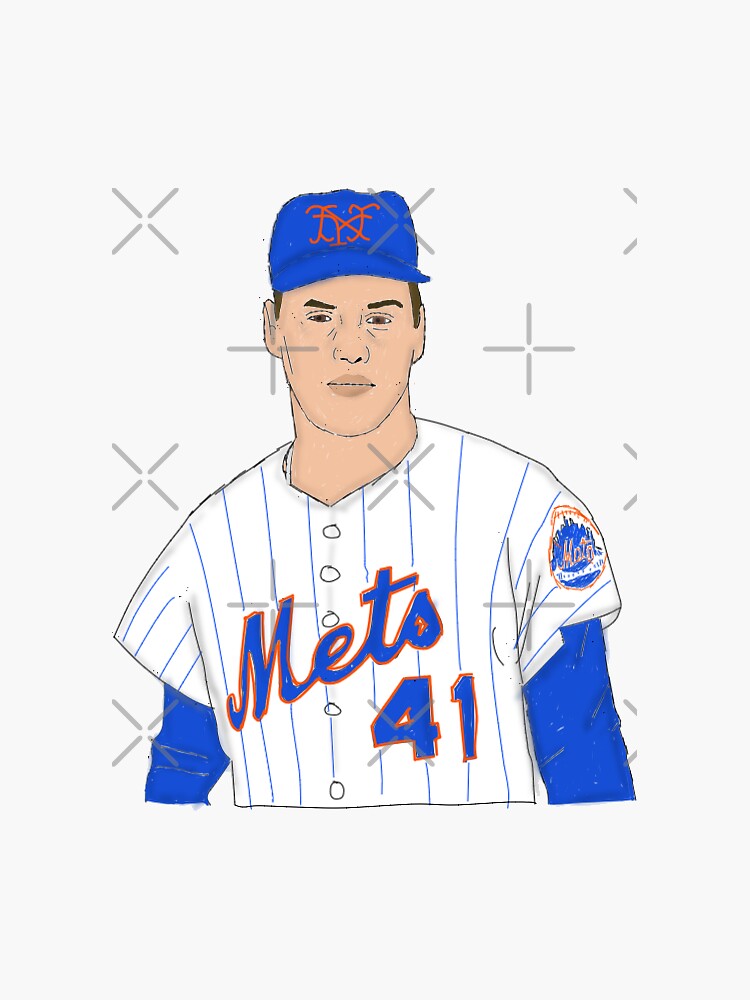"Tom Seaver" Sticker for Sale by vpittore | Redbubble