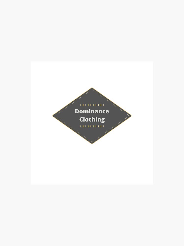 "Dominance Clothing Logo" Sticker for Sale by DominanceC | Redbubble