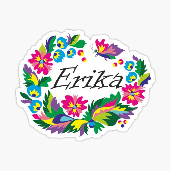 Pegatina «Erika» de oleo79 | Redbubble