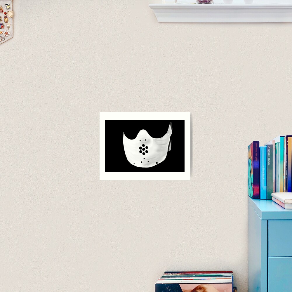 "Hannibal Lecter mask" Art Print by GabySugar | Redbubble