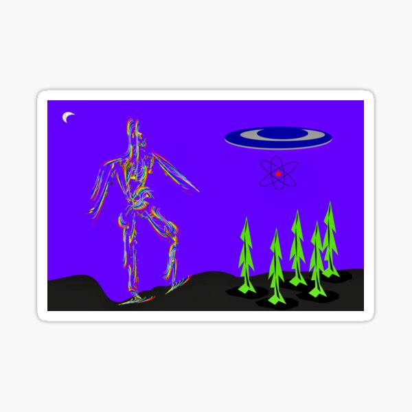 "Skinwalker Ranch" Sticker for Sale by ArtByLaurence | Redbubble