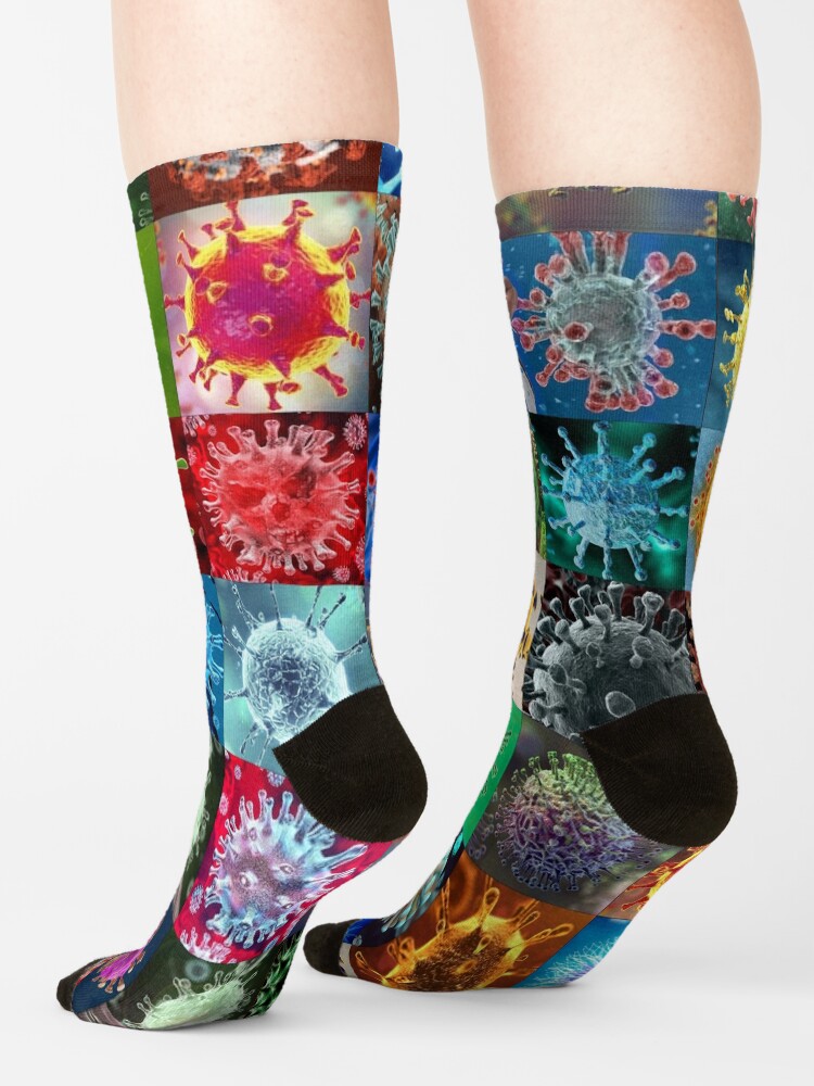 "Coronavirus" Socks for Sale by Montage-Madness | Redbubble